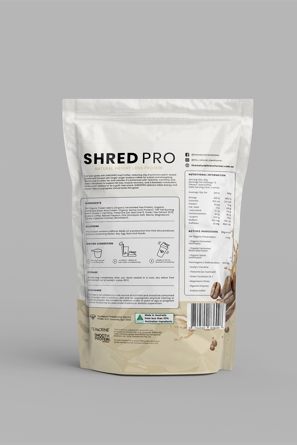 Shred Pro 450g – The Natural Transformer